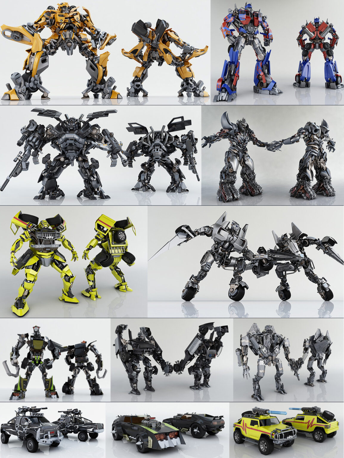 Hasbro Transformers 3D Models - CG Folks